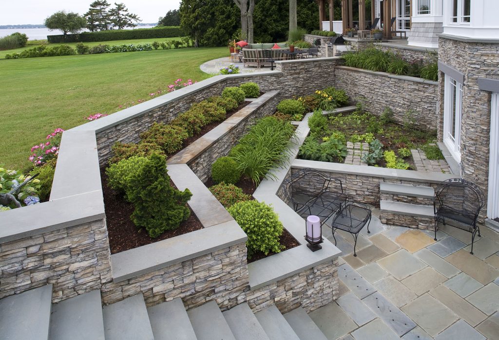Nantucket Stacked Stone - Lusco Brick and Stone Wichita KS